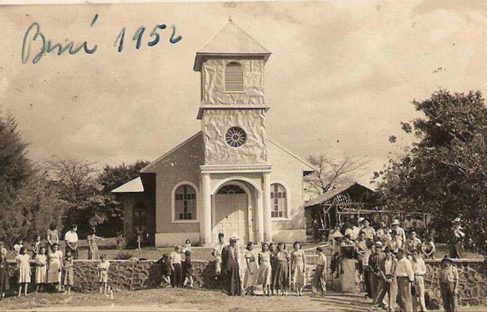 Antigua Iglesia de Birri, Sta. Barbara, Heredia, 1956 | Mi Costa Rica ...