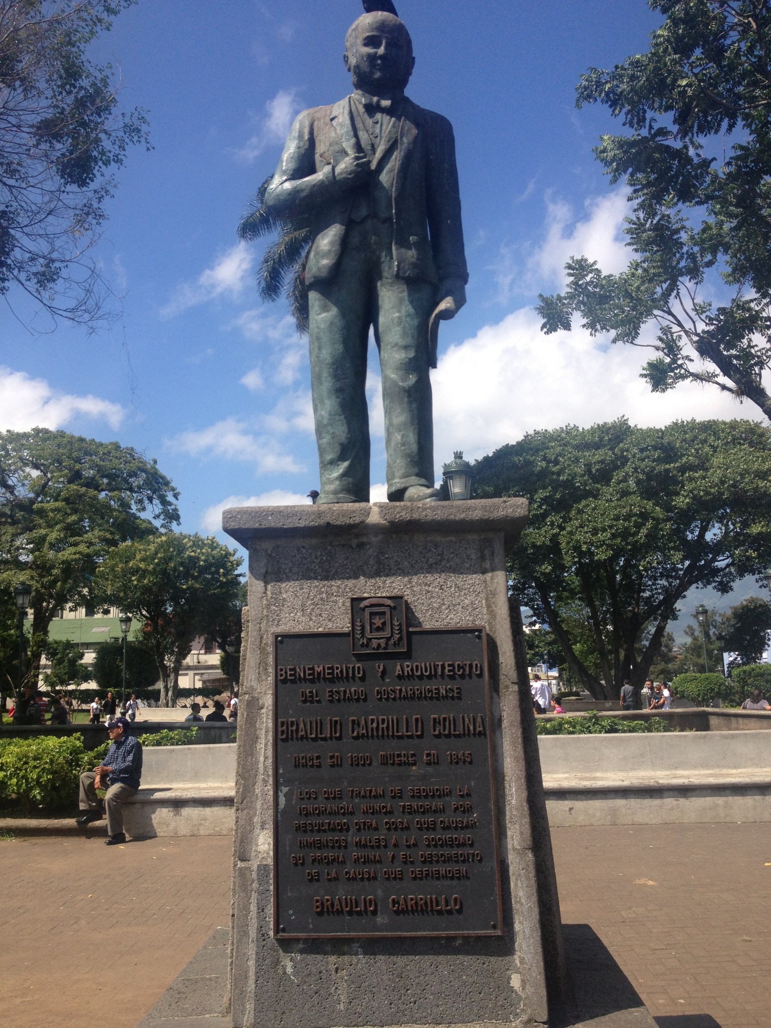 Braulio Carrillo Colina, 19° y 22° Jefe Político de C.R., 1835-1837 y ...